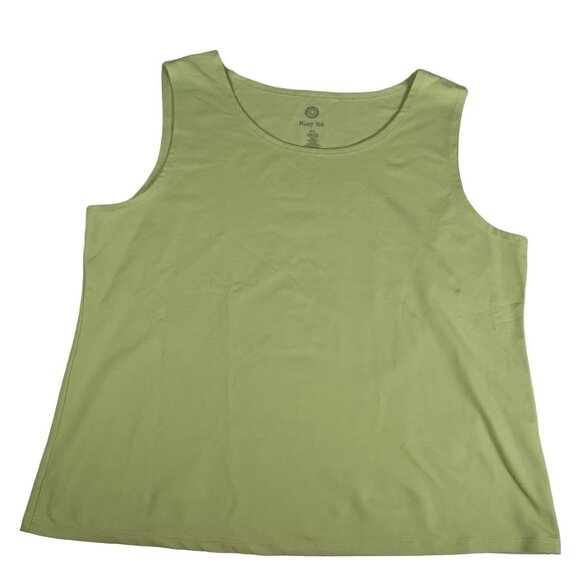 Ruby Rd. | Tops | Ruby Rd Womens Tank Top Yellow Sleeveless Scoop Neck ...